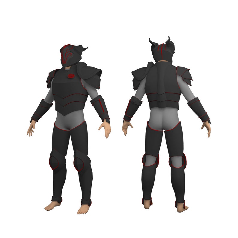 Trollhunters Eclipse Armor Pepakura Patterns | Etsy