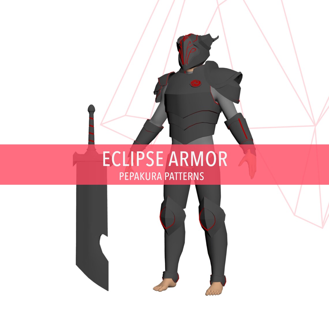 Eclipse Armor DIY Cosplay Pepakura Foam Template - Etsy