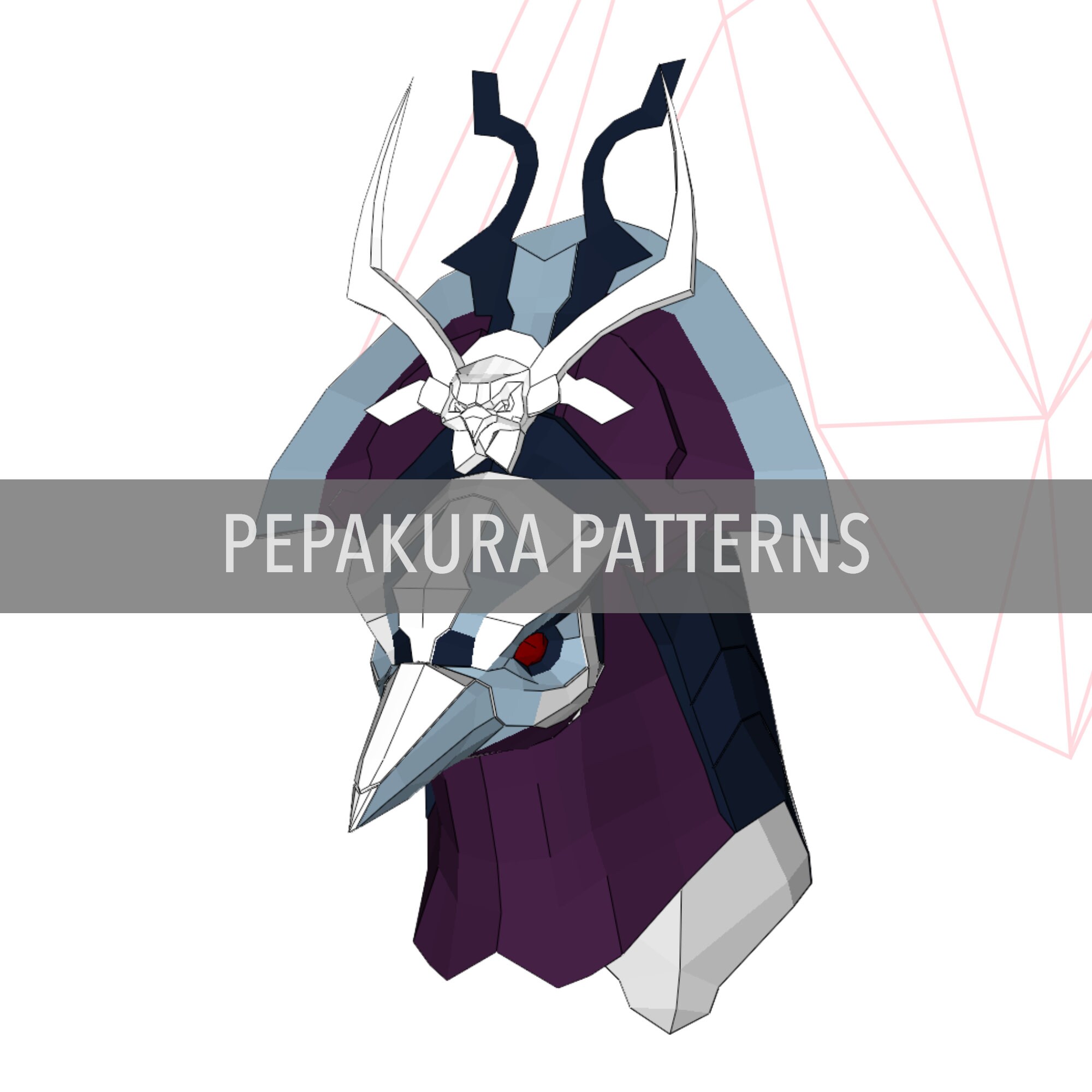 Raven Beak Armor Cosplay Pepakura Foam Template - Etsy Australia