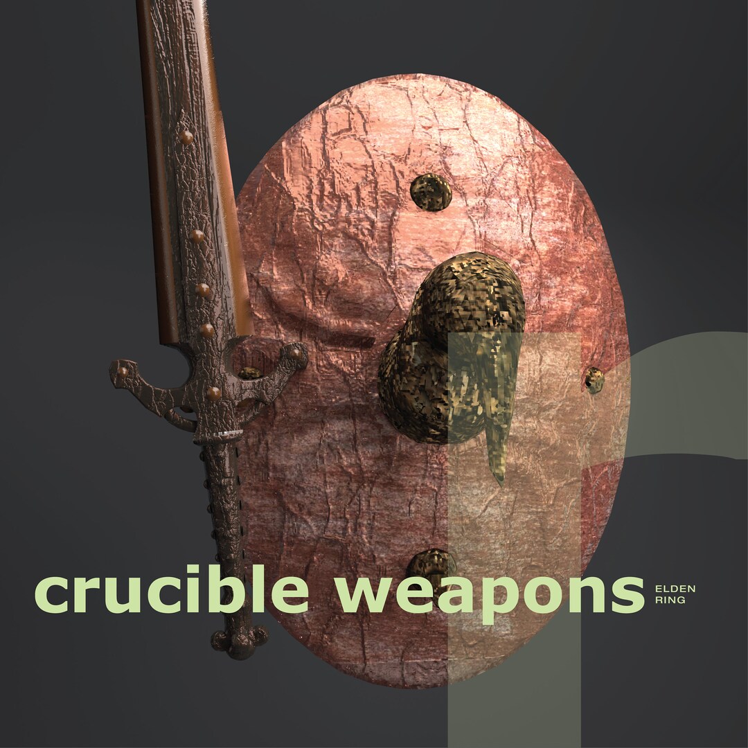 Crucible Knight Axe Weapons - DIY Cosplay Pepakura Foam Template - Etsy