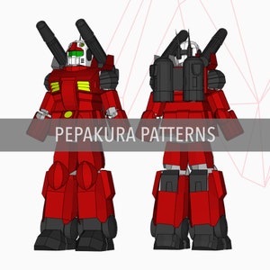 RX-77-2 Gunncannon - DIY Cosplay Pepakura Foam Template - Etsy