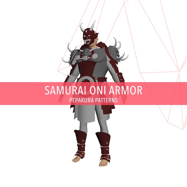 Samurai Armor Template - Etsy