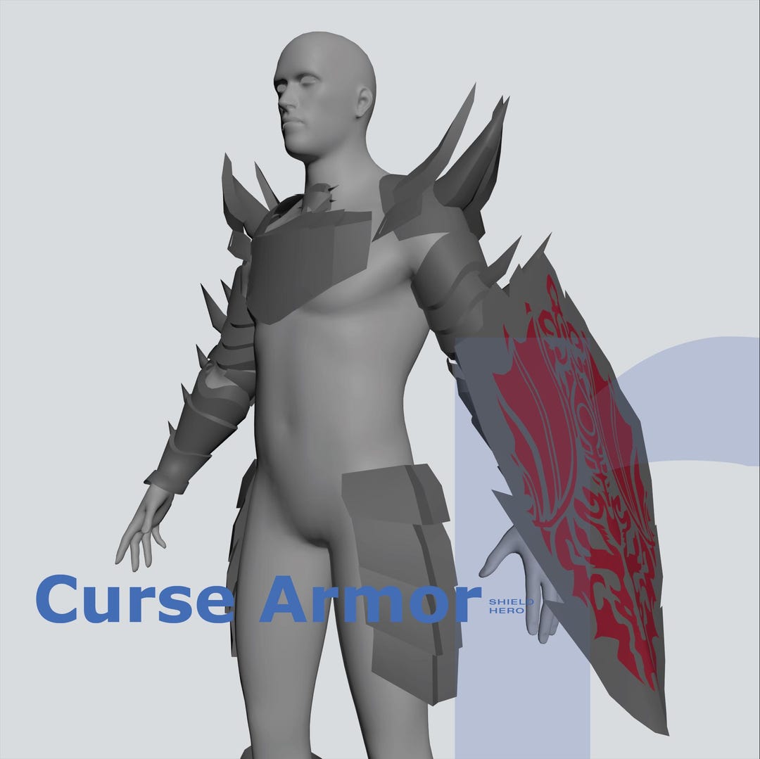 Shield Curse Armor - DIY Cosplay Pepakura Foam Template - Etsy