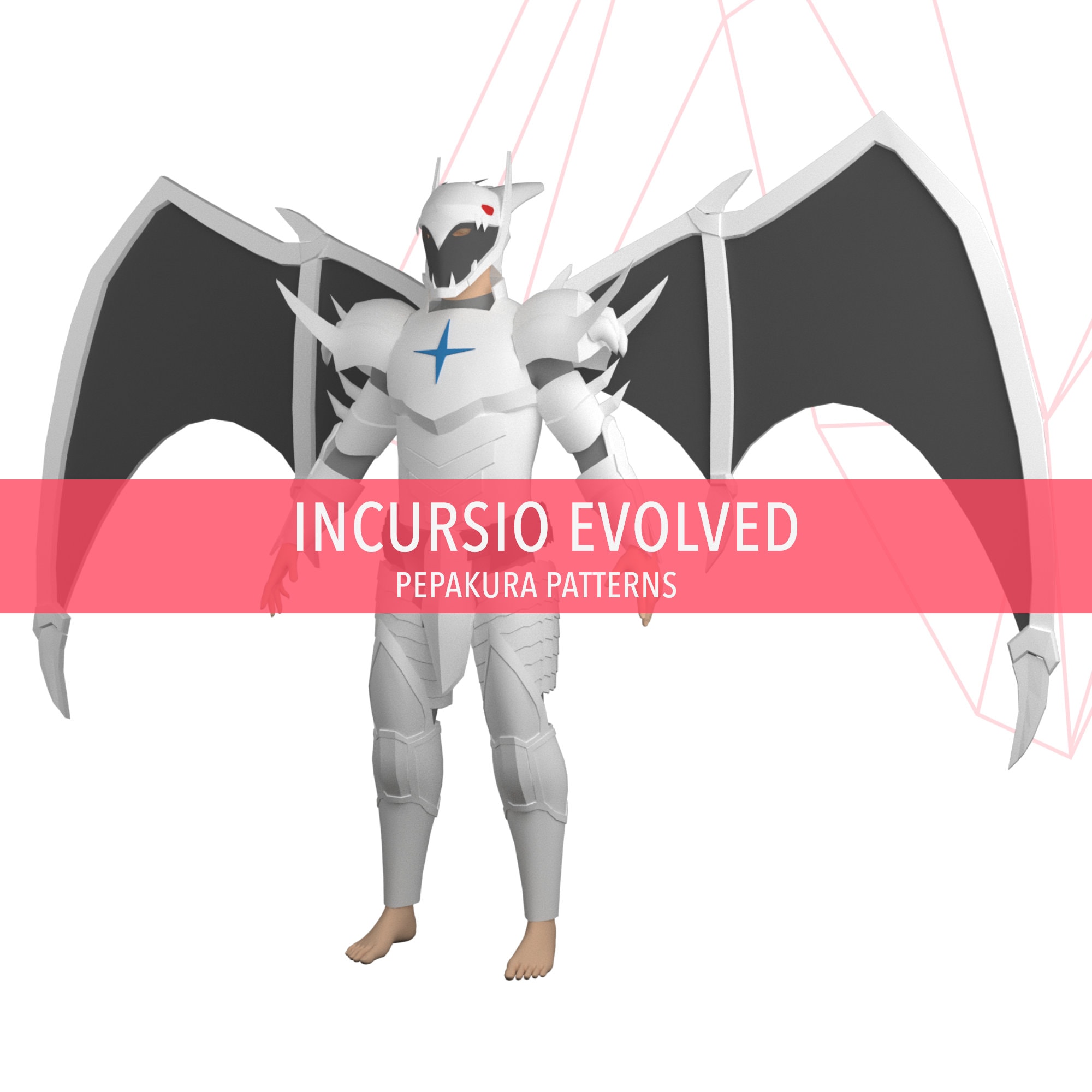 Incursio Evolved Form DIY Cosplay Pepakura Foam Template - Etsy