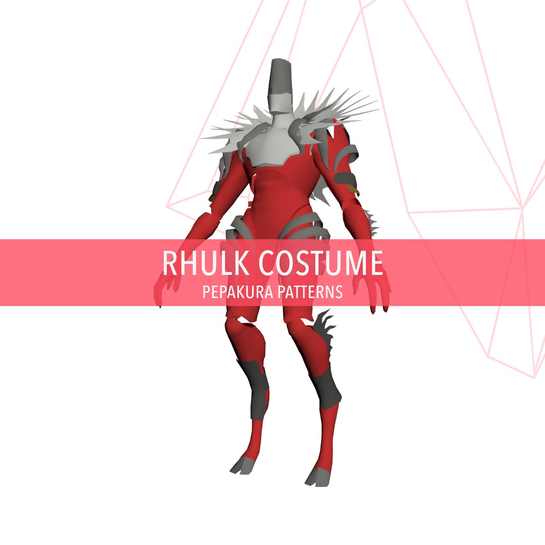 Rhulk Costume - DIY Cosplay Pepakura Foam Template - Etsy