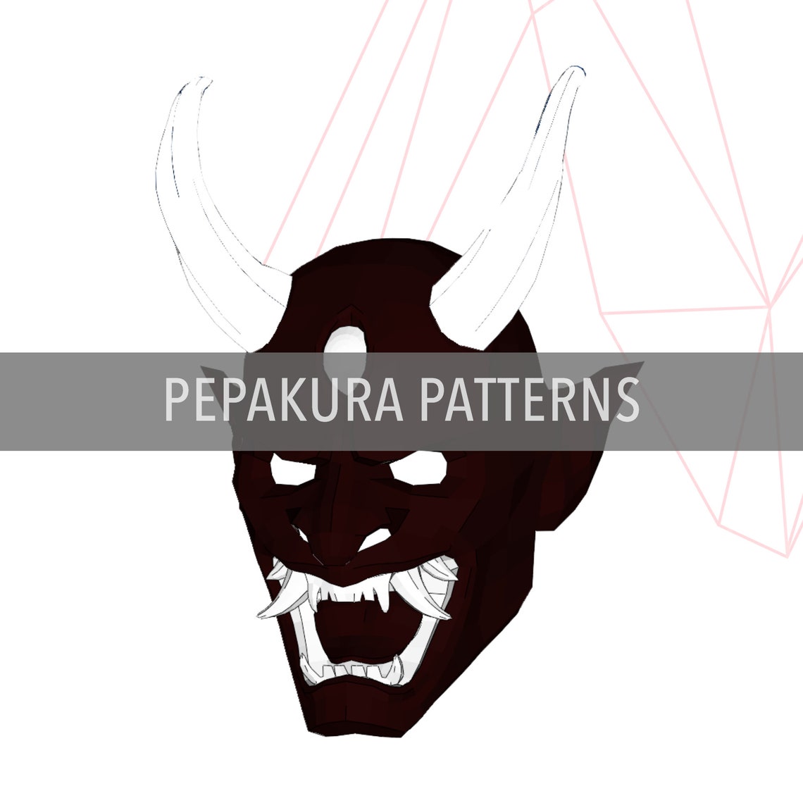 Oni Samurai DIY Halloween Cosplay Pepakura Foam Template - Etsy
