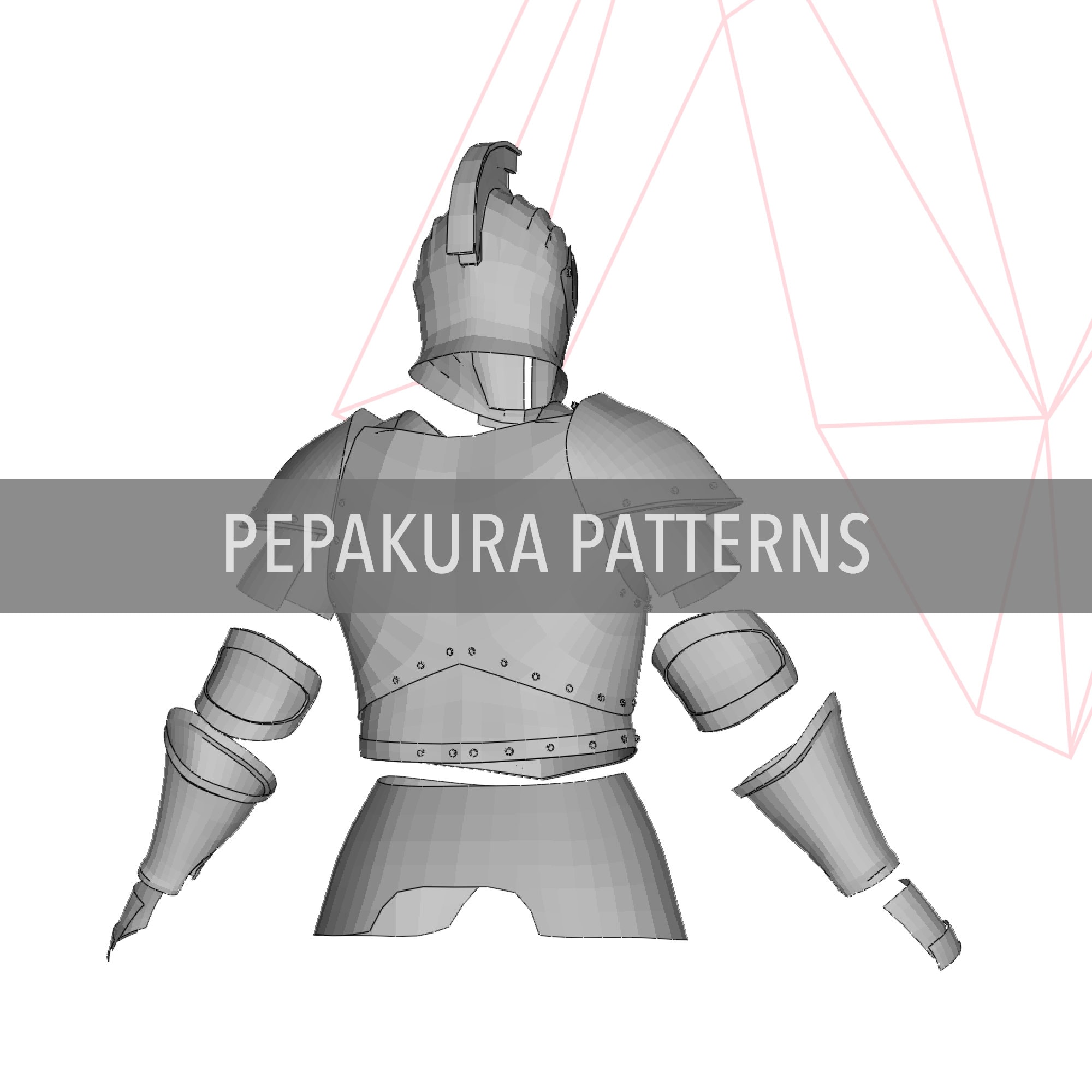 Faraam Knight DIY Cosplay Pepakura Foam Template - Etsy