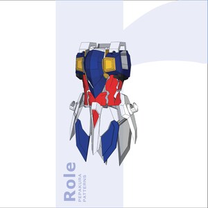 God Gundam Inspired - DIY Cosplay Pepakura Foam Template - Etsy