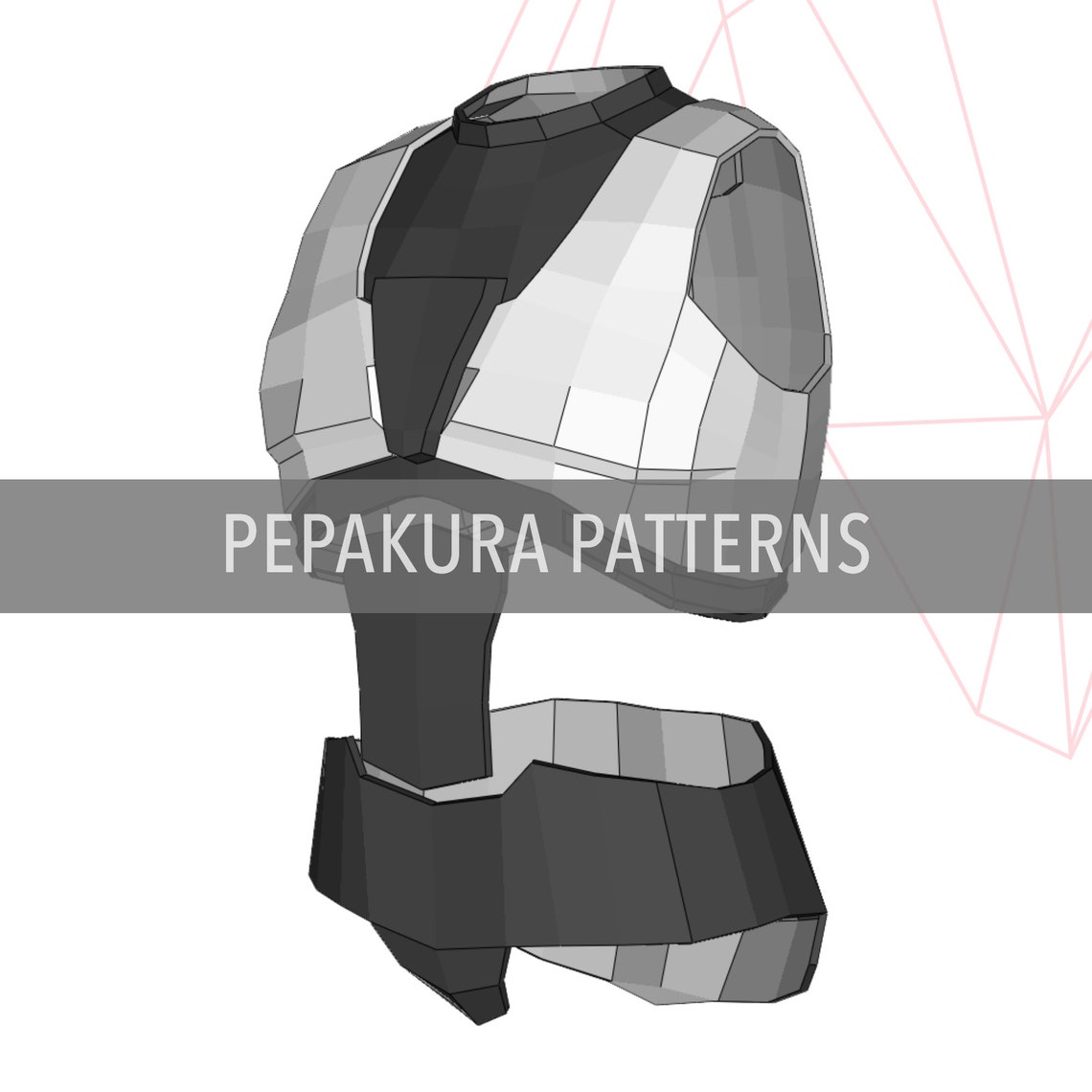 Cyborg Cyber Armor DIY Cosplay Pepakura Foam Template - Etsy