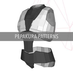 Cyborg Cyber Armor - DIY Cosplay Pepakura Foam Template - Etsy