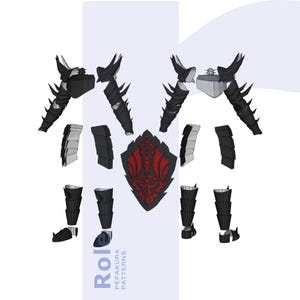 Shield Curse Armor - DIY Cosplay Pepakura Foam Template - Etsy