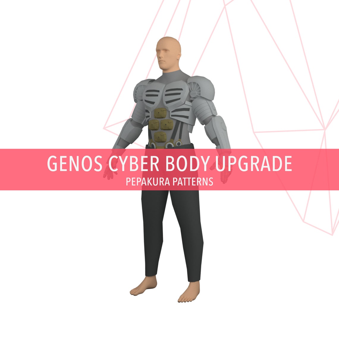 Genos Cyber Body DIY Cosplay Pepakura Foam Template - Etsy