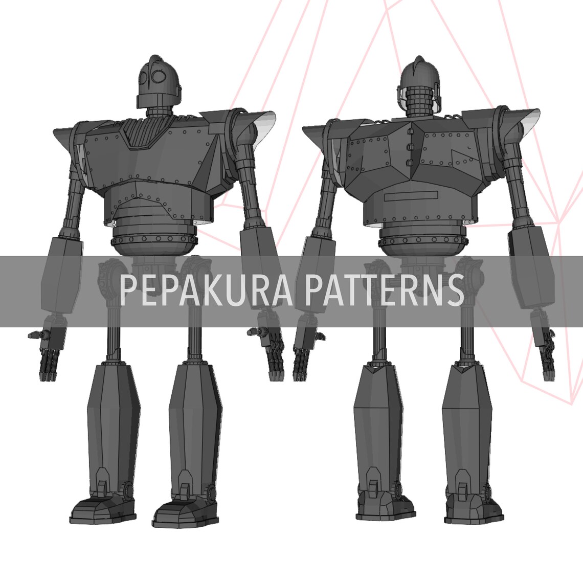 The Iron Giant Robot Cosplay Pepakura Foam Template - Etsy