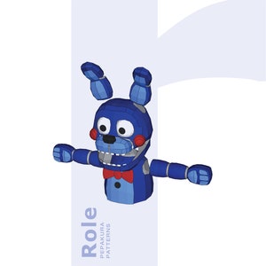 Funtime Freddy Animatronic - DIY Cosplay Pepakura Foam Template - Etsy