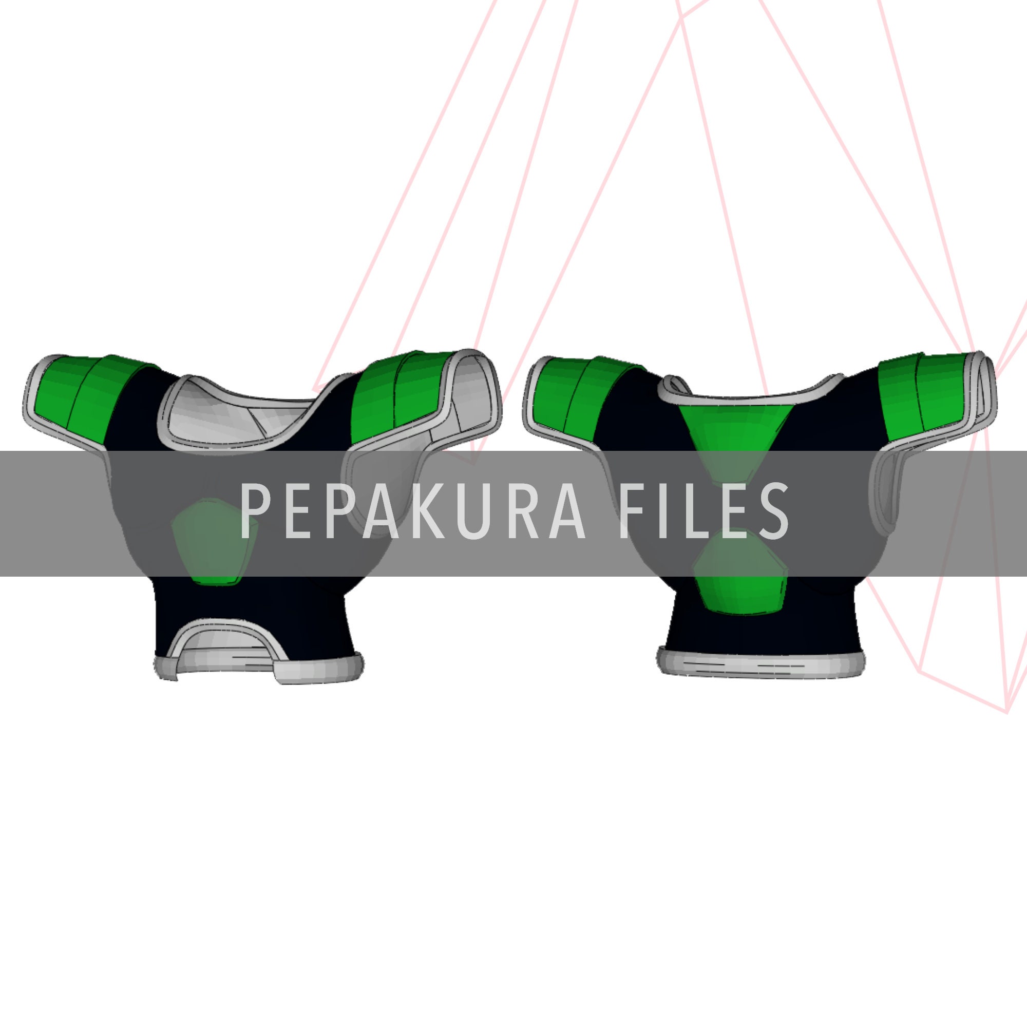Saiyan Broly Armor Cosplay Pepakura Foam Template | Etsy
