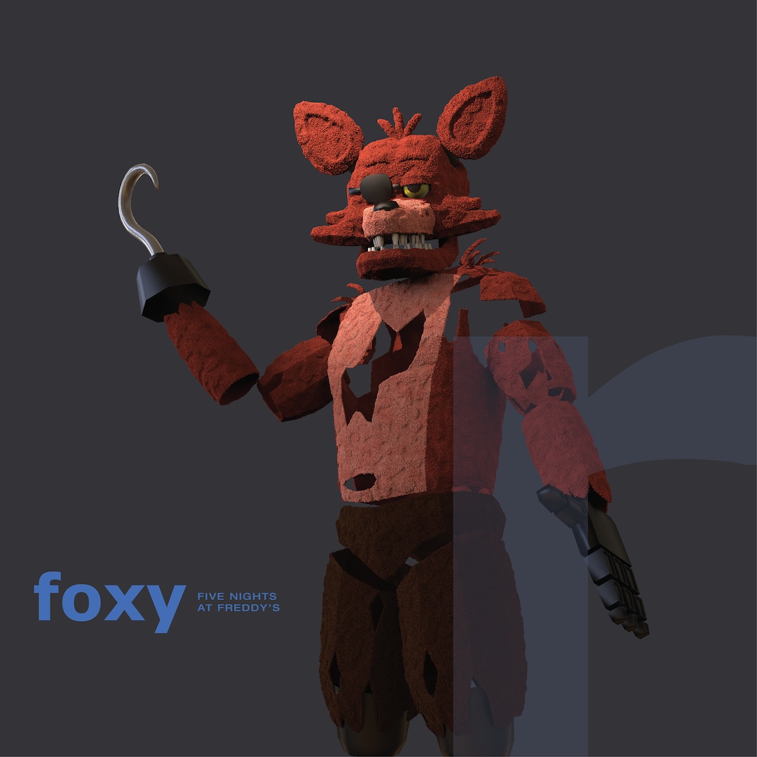 Foxy Animatronic - DIY Cosplay Pepakura Foam Template - Etsy