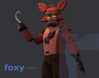 Funtime Freddy Animatronic DIY Cosplay Pepakura Foam Template - Etsy