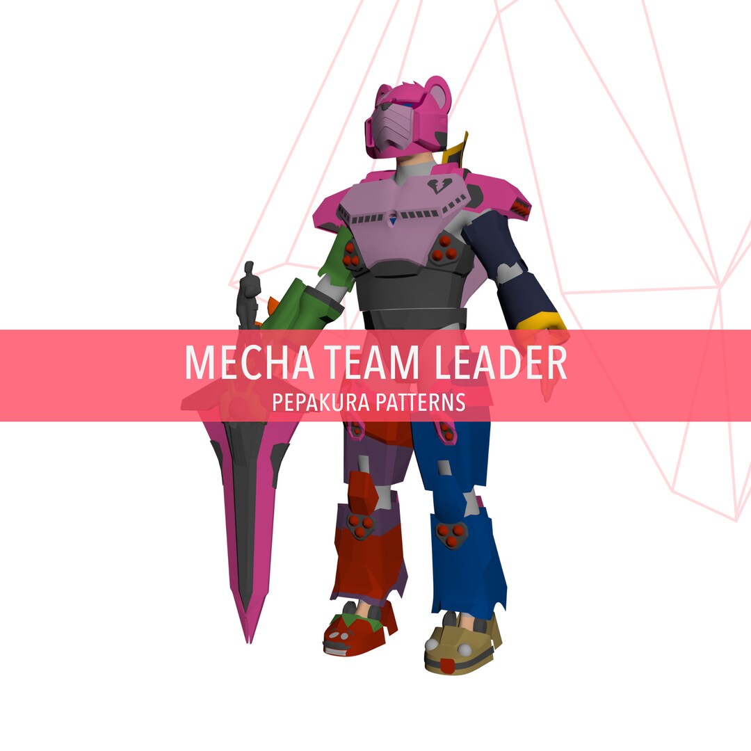 Buy Mecha Robot Bear DIY Cosplay Pepakura Foam Template Online in India ...