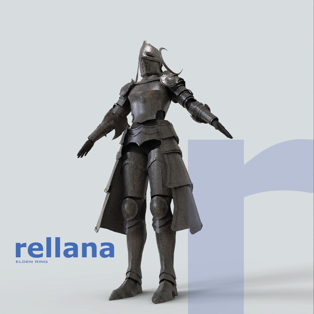 Rellana Twin Moon Knight - DIY Cosplay Pepakura Foam Templates - Etsy UK