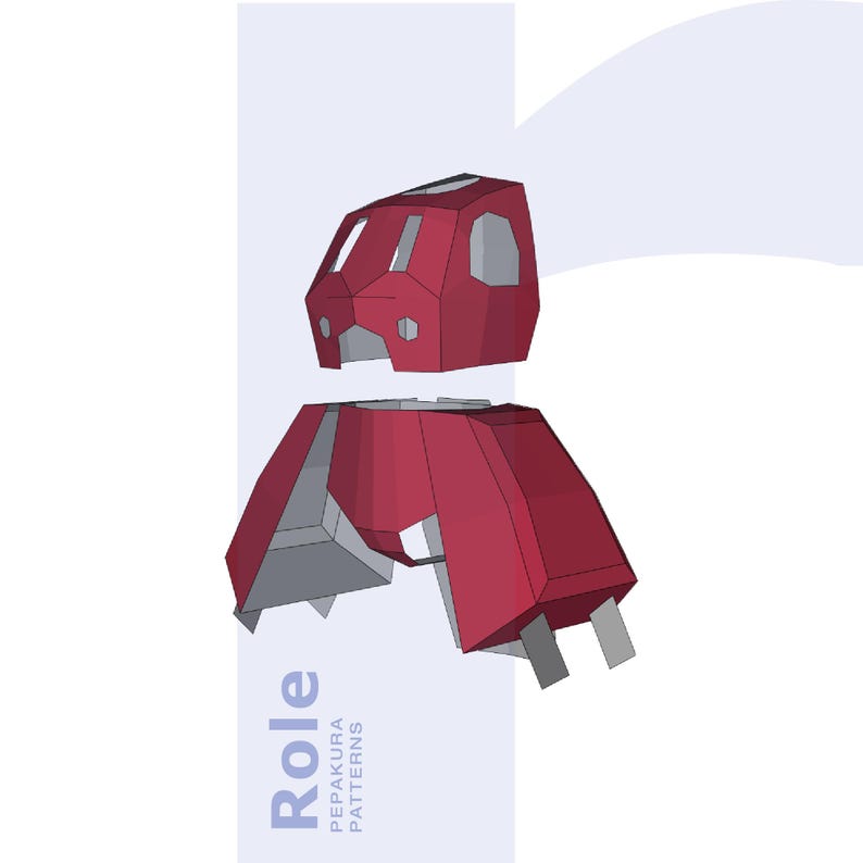 Peppercat Medabot - DIY Cosplay Pepakura Foam Template - Etsy