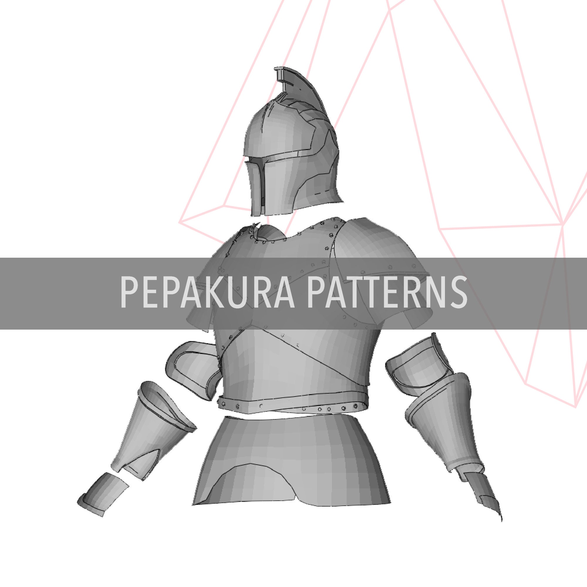 Faraam Knight DIY Cosplay Pepakura Foam Template - Etsy
