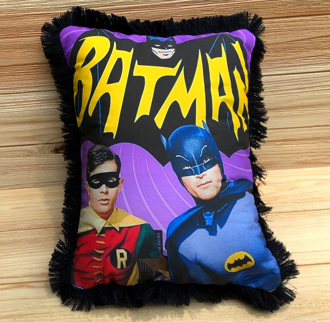 Batman Pillow, Handmade Classic TV Art Pillow (with Fluffy Stuffing) - Etsy