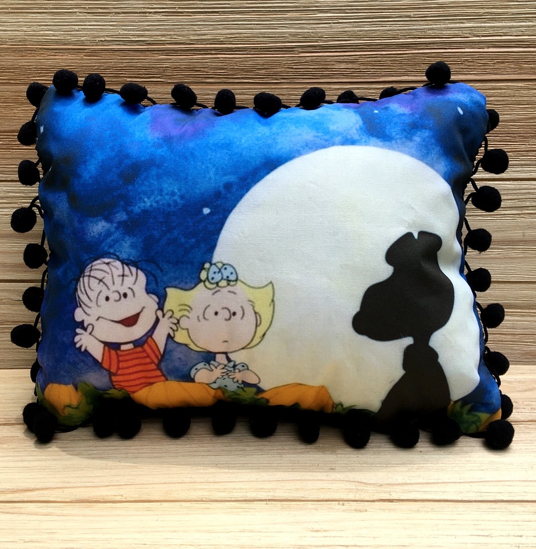 Charlie Brown Pillow, Handmade Classic Cartoon Art Pillow (with Fluffy ...