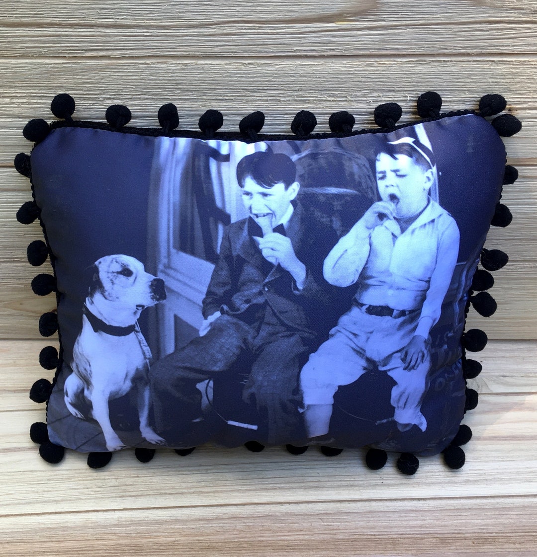Our Gang Pillow, Handmade Classic TV Art Pillow (with Fluffy Stuffing ...