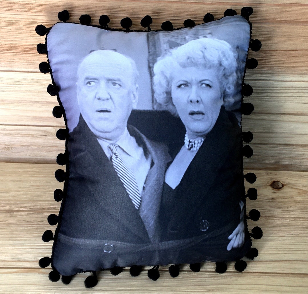 I Love Lucy Pillow: Handmade Classic TV Art Pillow, Fred & Ethyl Mertz ...