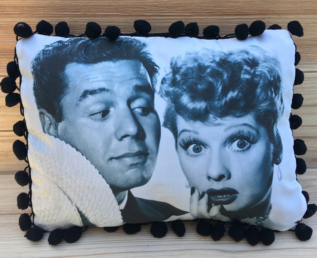 I Love Lucy Pillow: Handmade Classic TV Art Pillow (with Fluffy ...