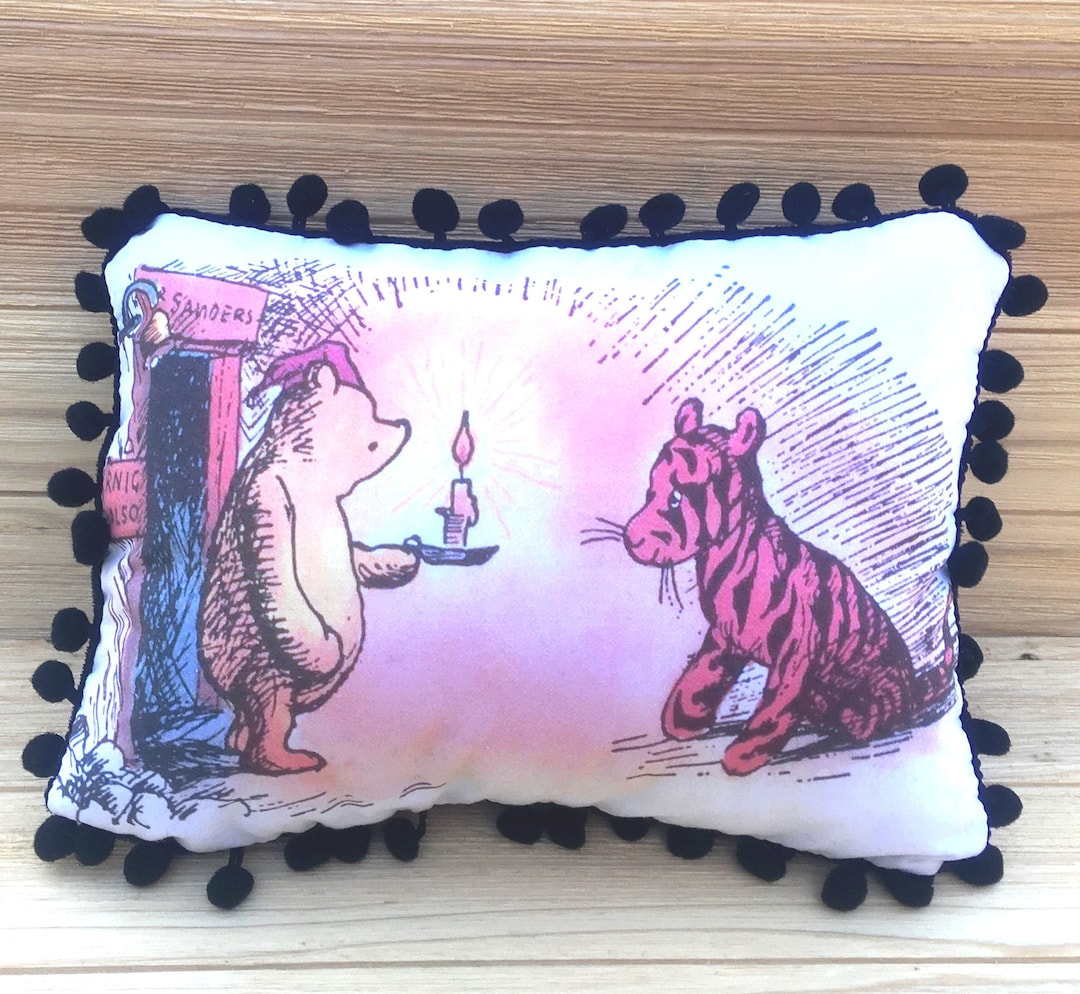 Winnie-the-pooh & Tigger Pillow- Handmade Classic Children's Book Art ...