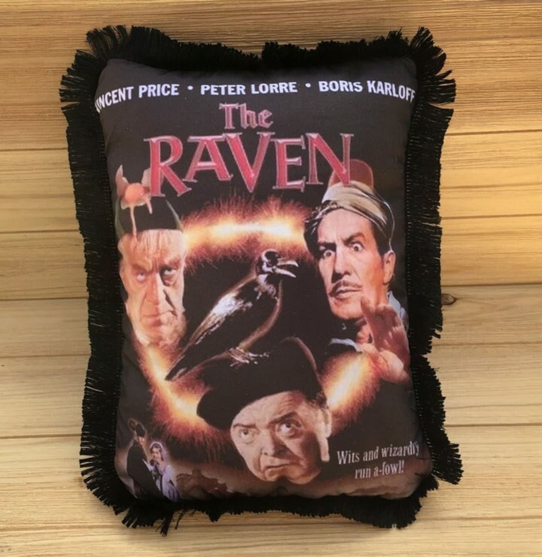 The Raven- Handmade Classic Movie Art Pillow (with Fluffy Stuffing ...