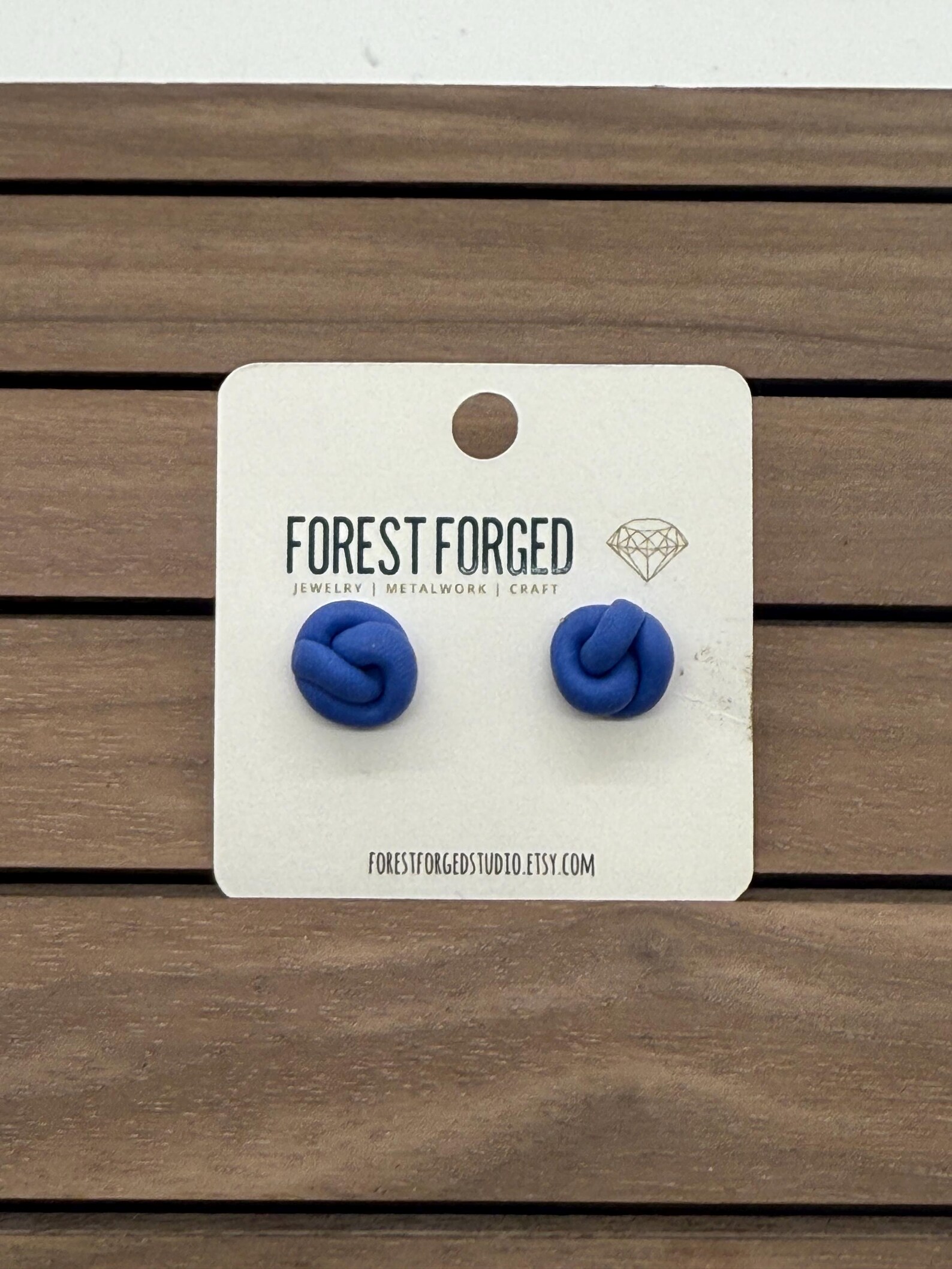 Knot Stud Earring - Etsy