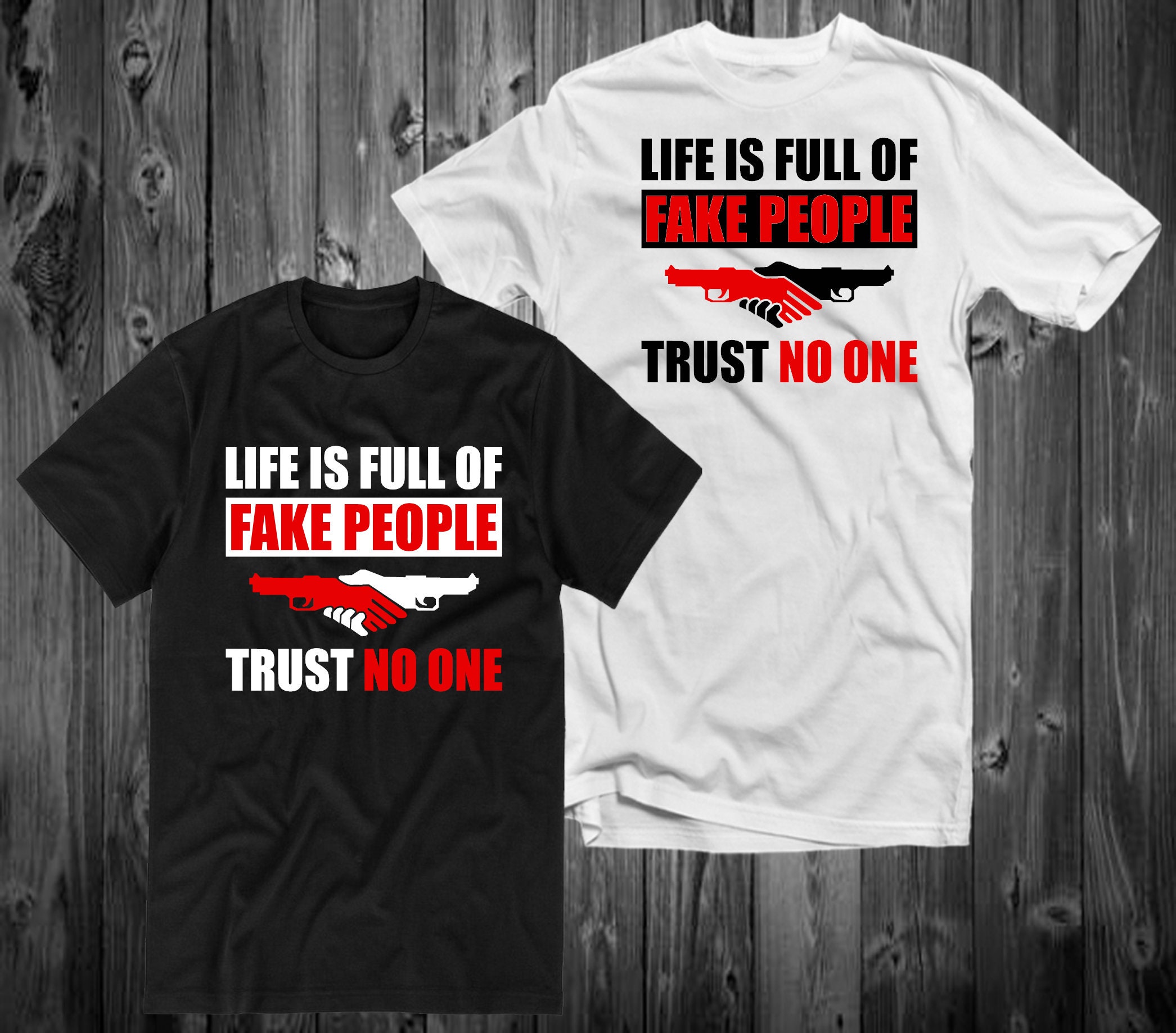 Life is Full of Fake People Trust No One, Svg for Cricut, Png DTG, Dtf ...