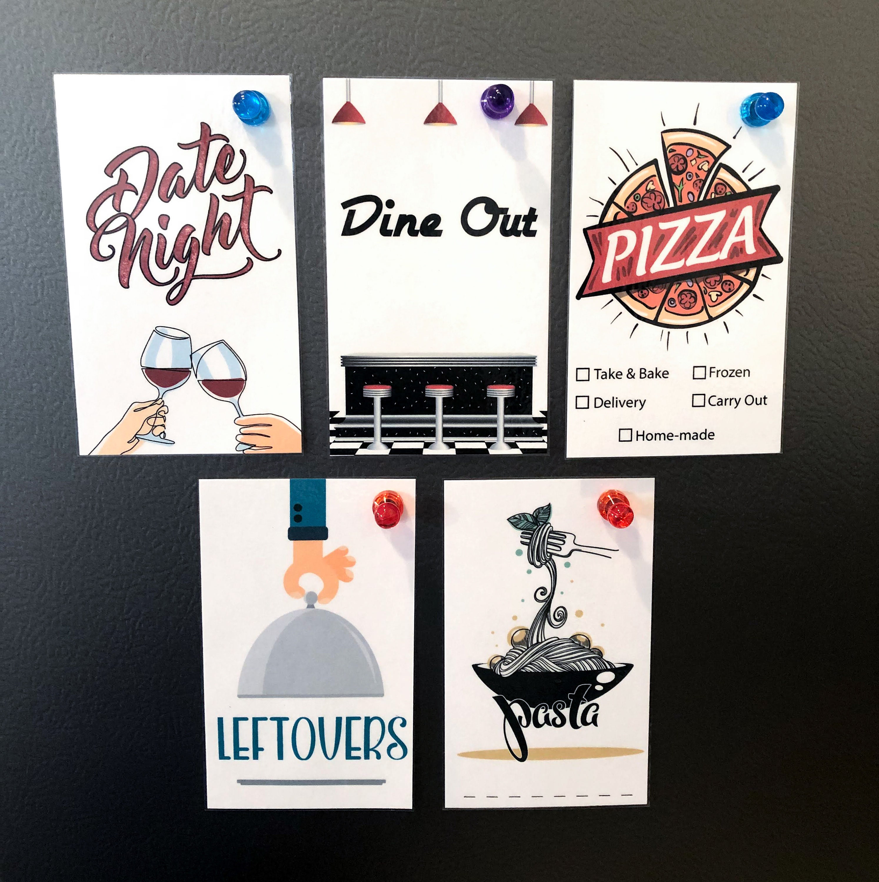 Meal Planner, Whiteboard Meal Planner, Dry Erase Meal Planner, Reusable ...