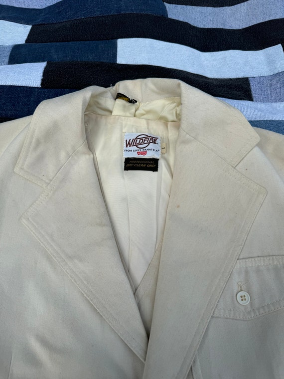 Vintage 1970s Levi’s Panatela Wildfire white casual s… - Gem