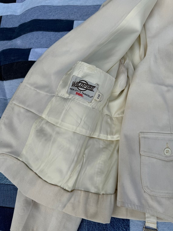 Vintage 1970s Levi’s Panatela Wildfire white casual s… - Gem