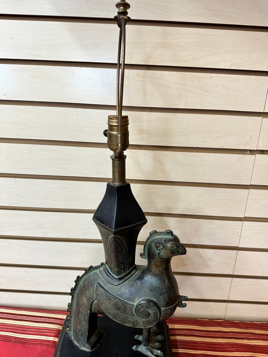 Vintage MCM Brutalist Bronze Armored Chicken Table Lamp Home Decor - Etsy