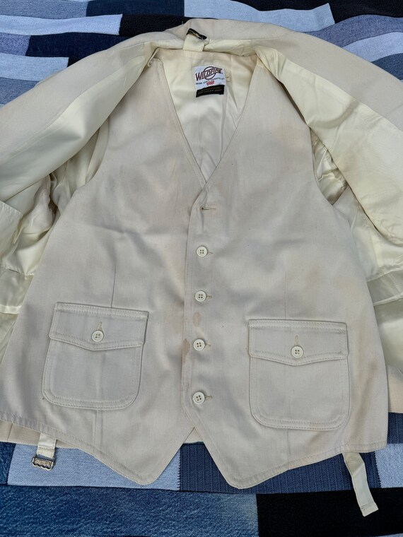 Vintage 1970s Levi’s Panatela Wildfire white casual s… - Gem