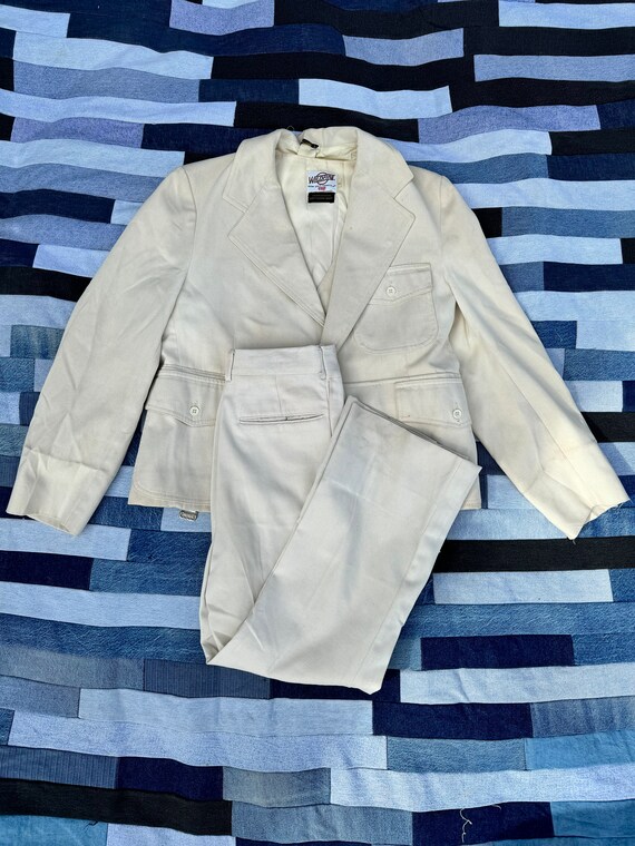 Vintage 1970s Levi’s Panatela Wildfire white casual s… - Gem