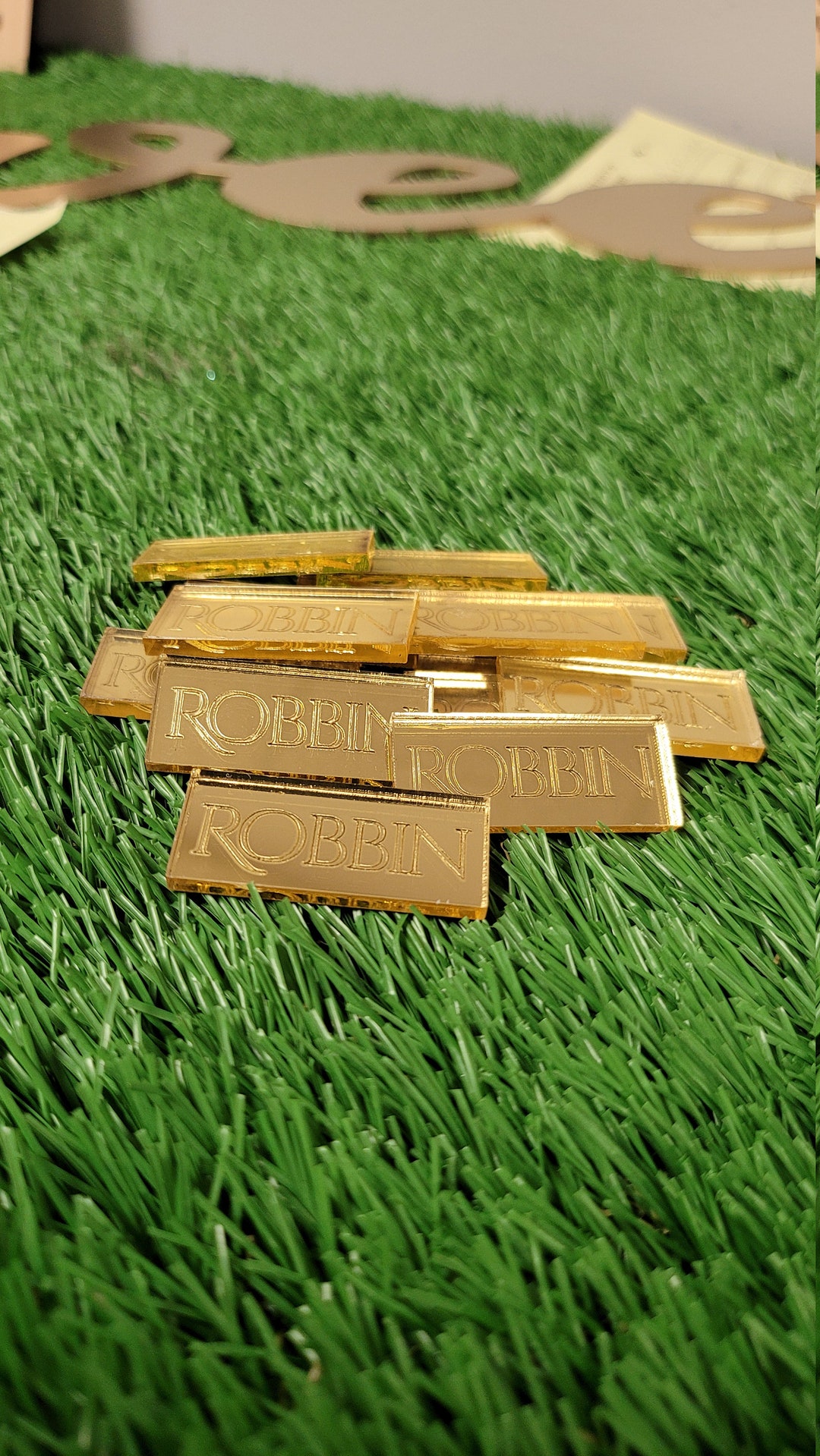 Acrylic or Wood Mini Brands, Logo Sign, Sign Custom, Branding Plaque - Etsy