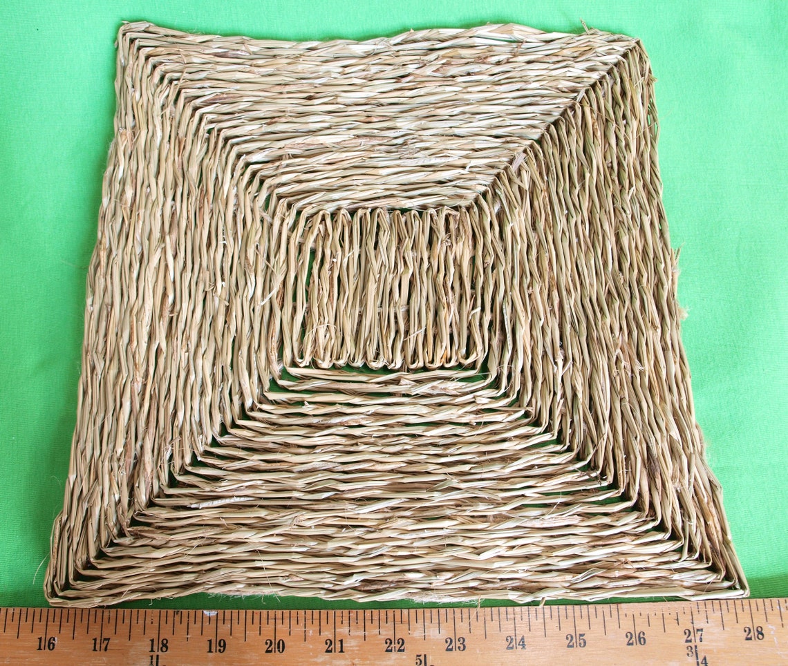 NATURAL 12 Woven Sea Grass Mat 2 for ALL Birds/parrots - Etsy