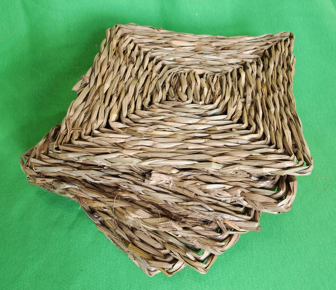 NATURAL 6 Woven Sea Grass Mat 3 for ALL Birds/parrots - Etsy Canada