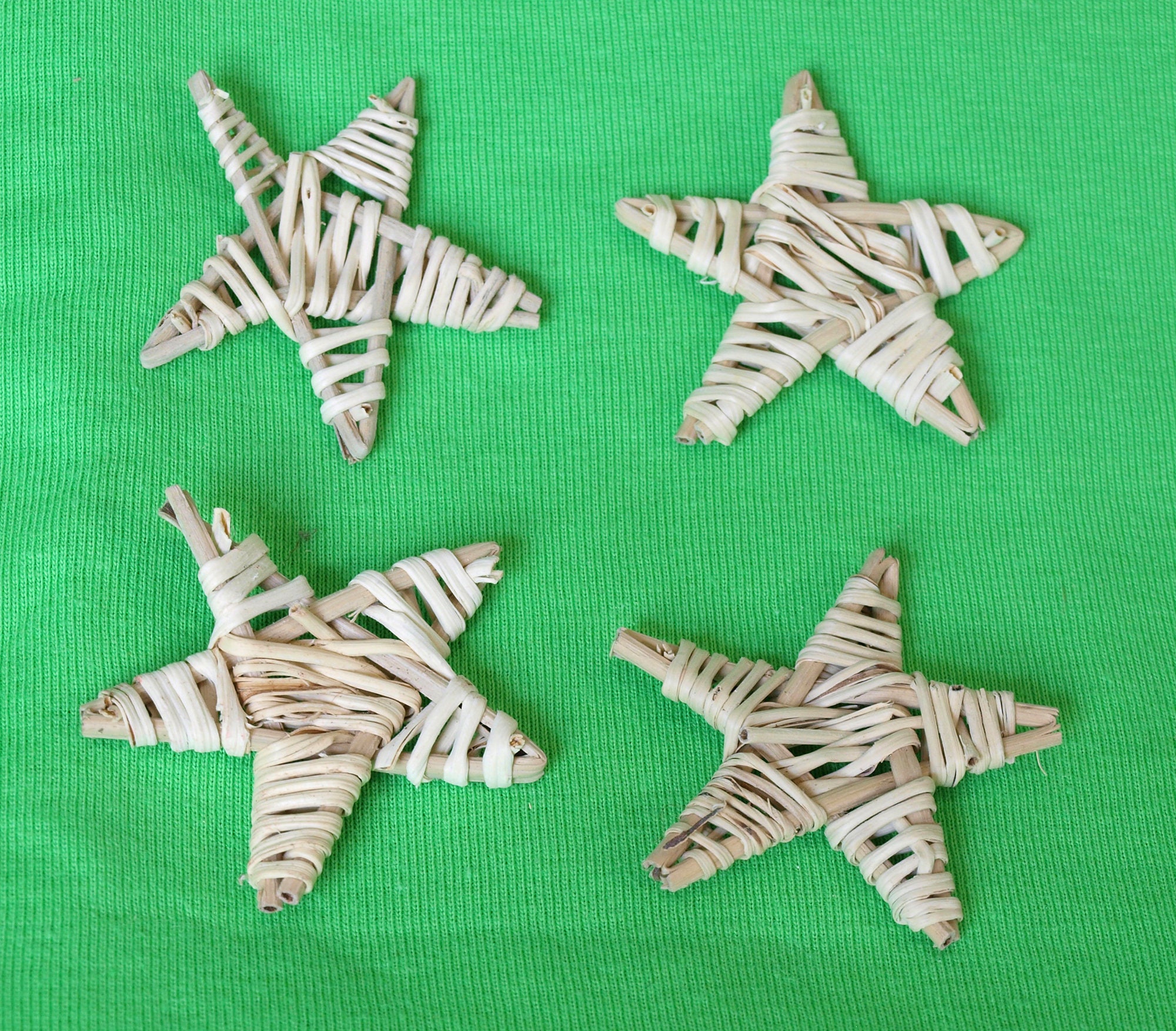 NATURAL 2 Vine Wicker Stars 6 Toy for Birds/parrots - Etsy