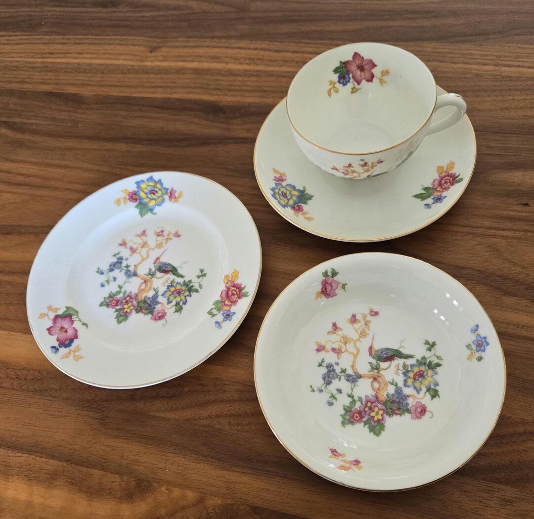 China Tea Set Diana Pattern Vintage by Epiag Czechoslovakia - Etsy