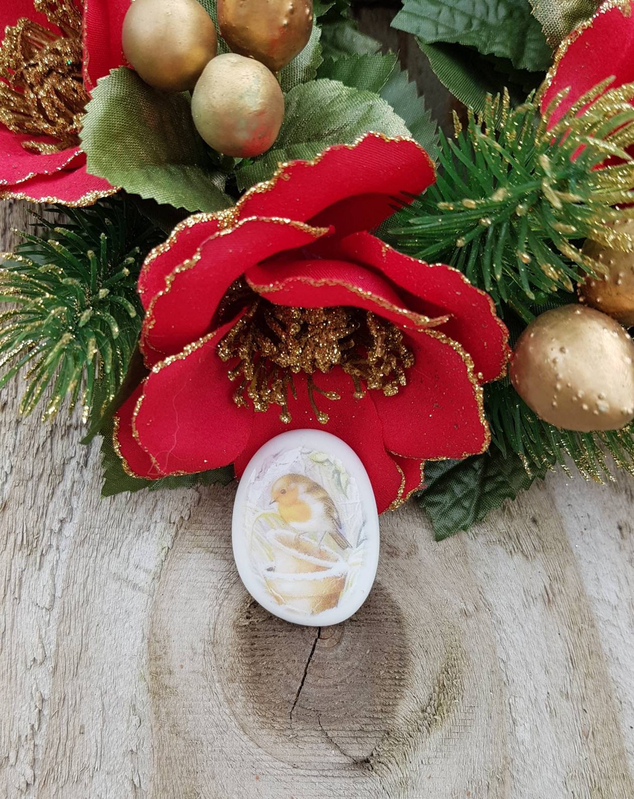 Robin Pocket Pebble Cuando los petirrojos aparecen los seres | Etsy