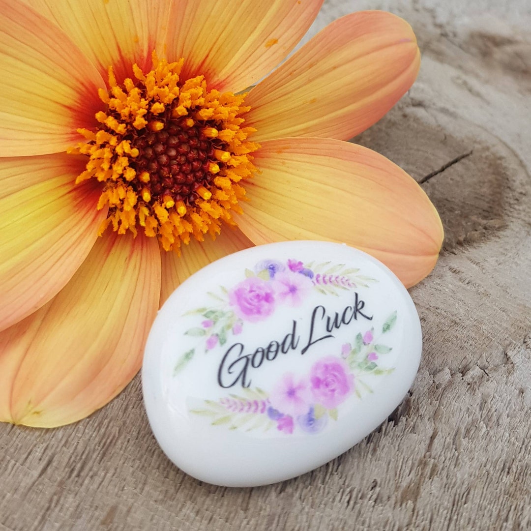 Lucky Pebble, Good Luck Charm, Pocket Pebble, Thinking of You, Lucky ...