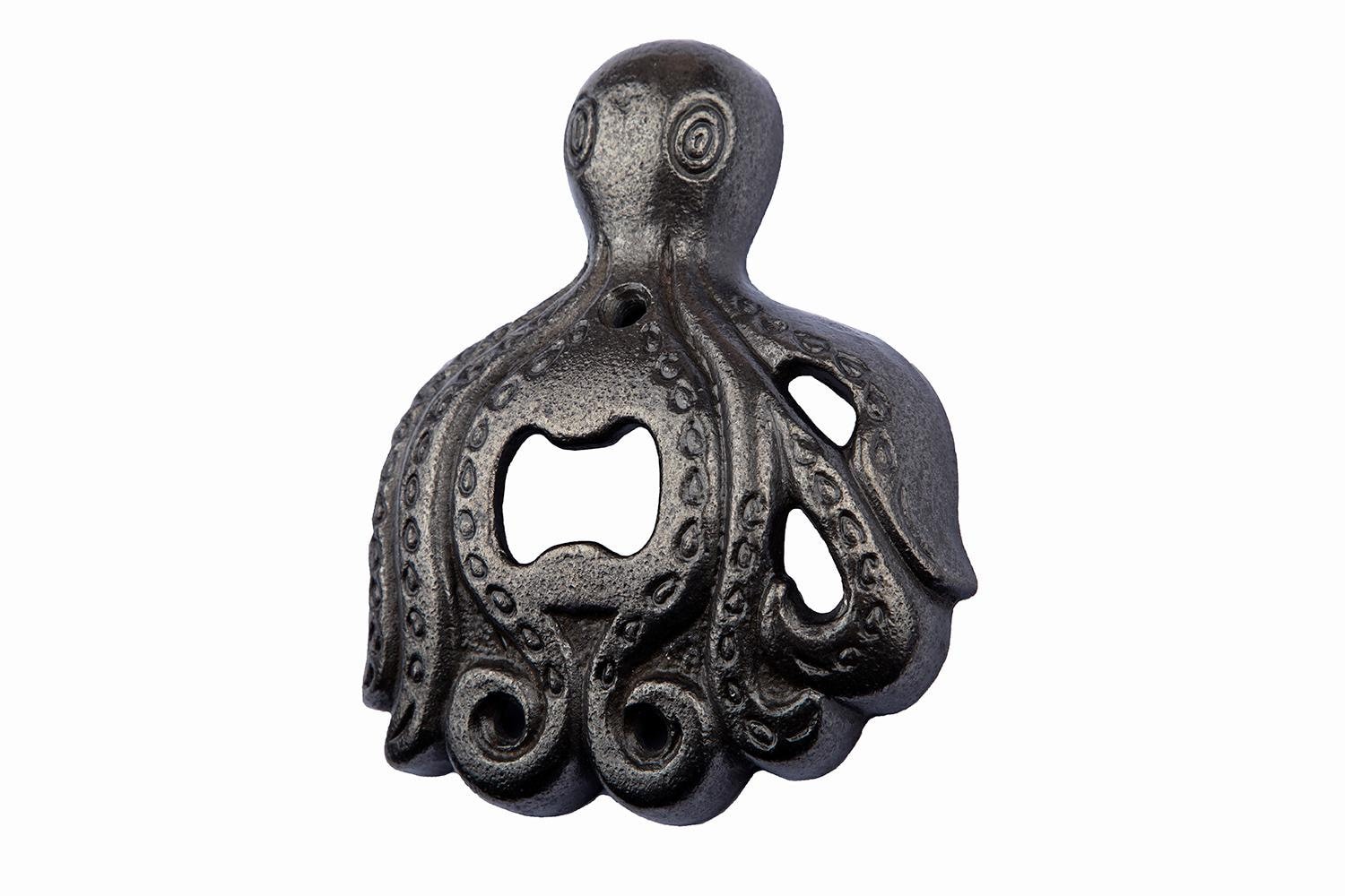 Cast Iron Octopus Bottle Opener Wall Mounted Supplied With | Etsy
