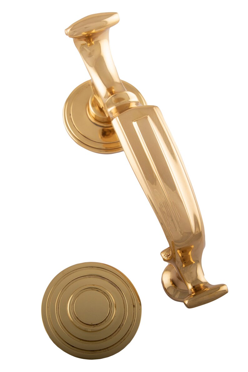 Solid Brass Doctor Door Knocker 8'' Supplied With - Etsy UK