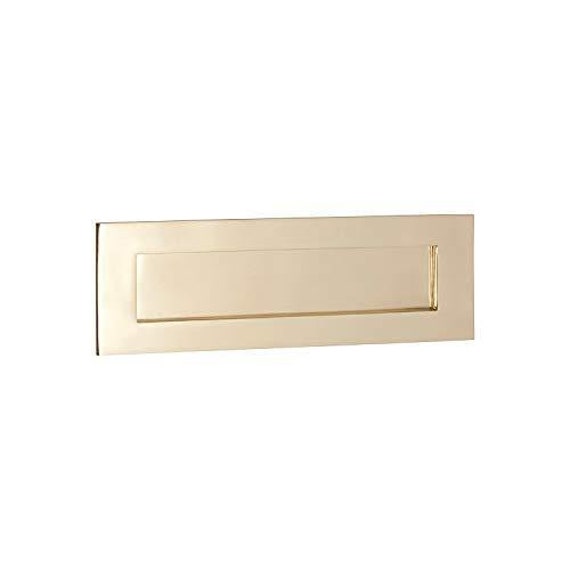 Solid Brass Victorian Letterbox Finished in Polished Satin | Etsy